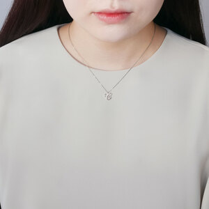 オーダー品】イニシャルネックレス C(AGBN001740_C オーダー品】イニシャルネックレス C(AGBN001740_C