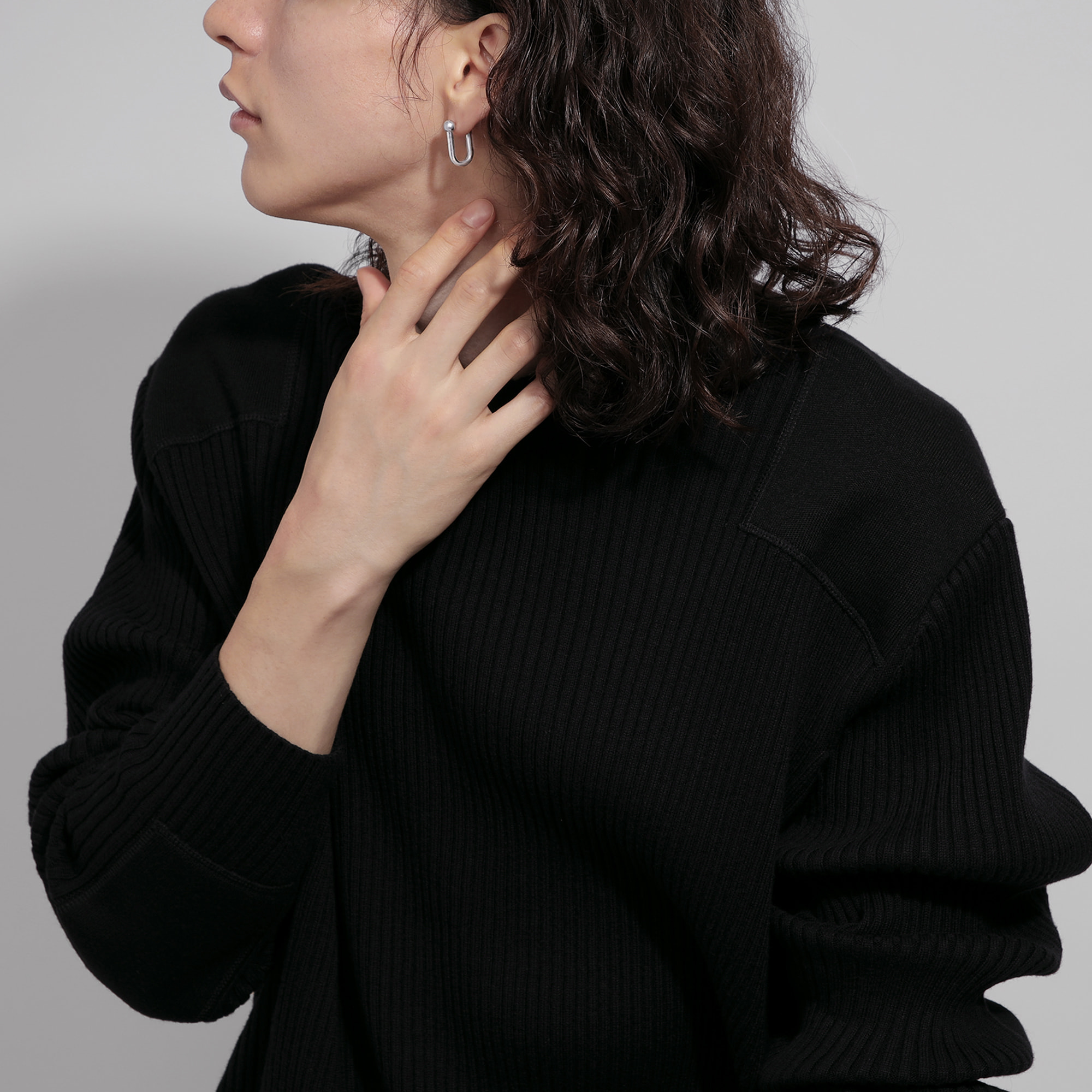 シングルピアス K18ポスト（HSSA0120H_SI）｜single_pierce｜エルエーエイチ（LAH）【公式通販】