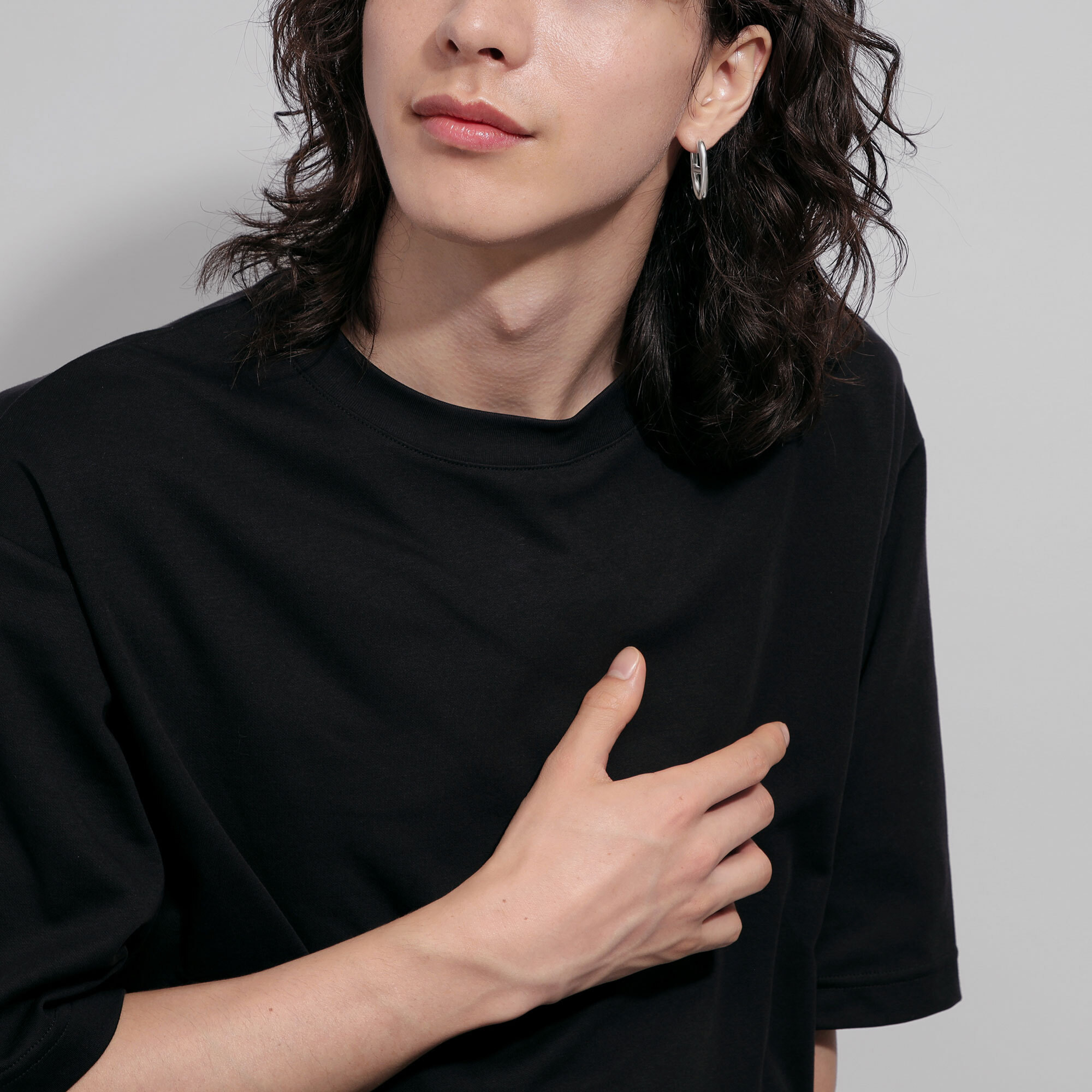 HSSA0127H_SI ポートチェーン・シングルピアス K18ポスト｜single_pierce｜エルエーエイチ（LAH）【公式通販】