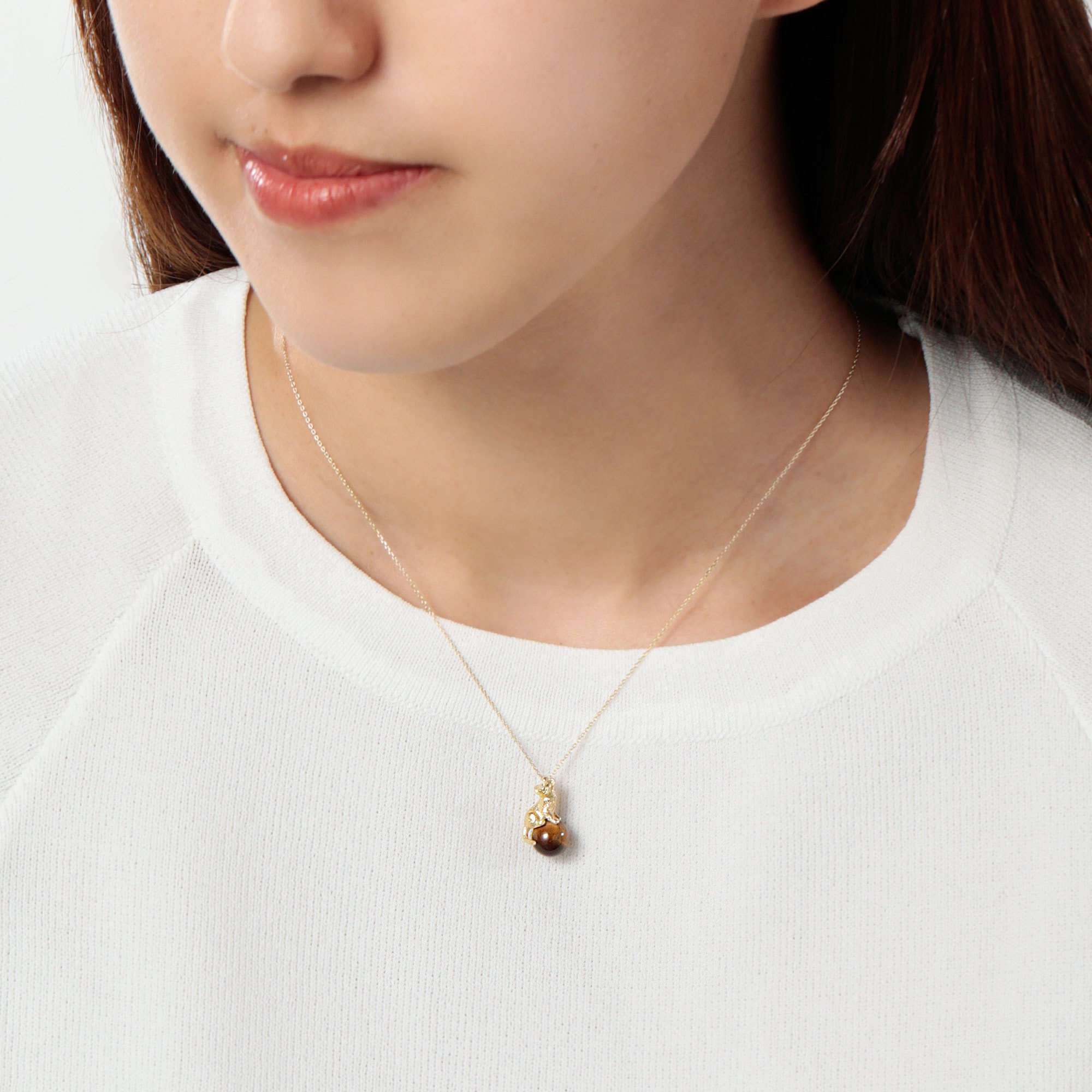 【旭山動物園応援企画】ライオン(仔) ネックレス（VBGP350643YG）｜ネックレス｜ヴァンドームブティック（VENDOME ...